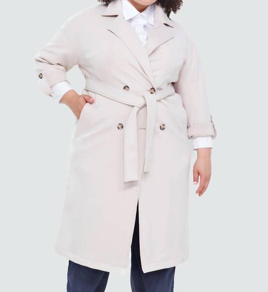 Dex | Jackets & Coats | New Dex Trench Coat In Ecru | Poshmark